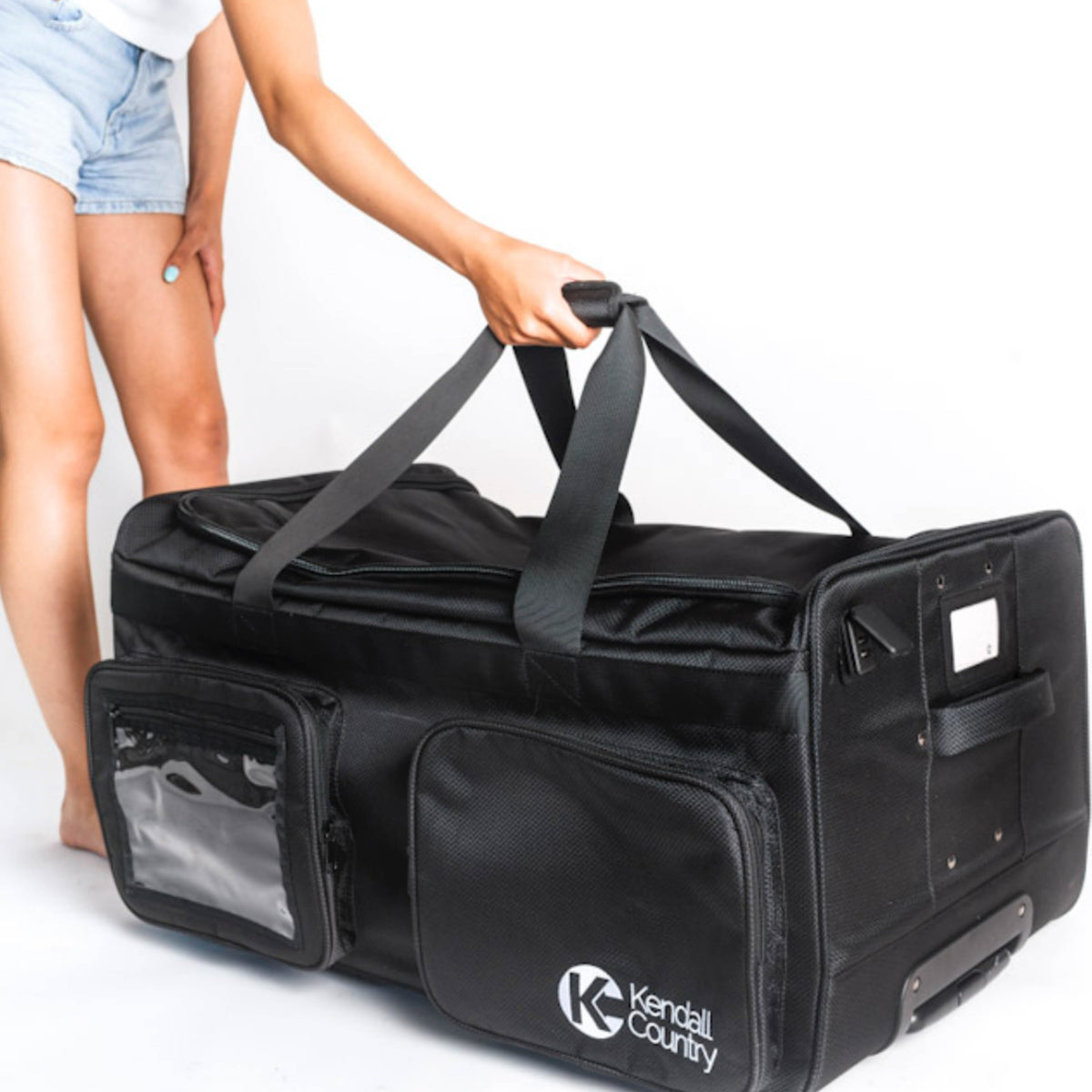 Large Dance Bag with Garment Rack - Raven Black, 28
